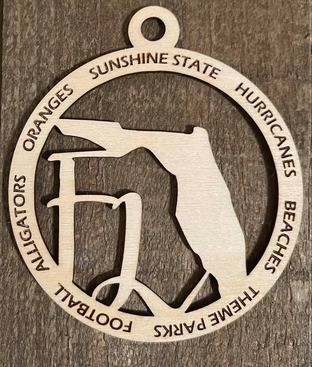 FL Christmas Ornament - SVG Digital File Only - Tested With Glowforge ...