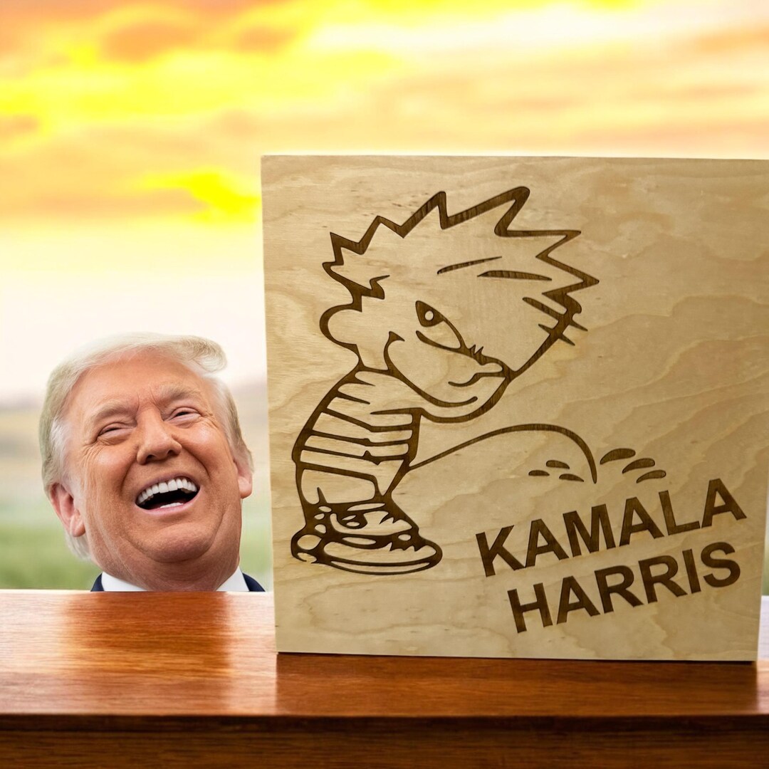 Piss on Kamala Sign - Digital File Only - No Physical Product Will Ship ...