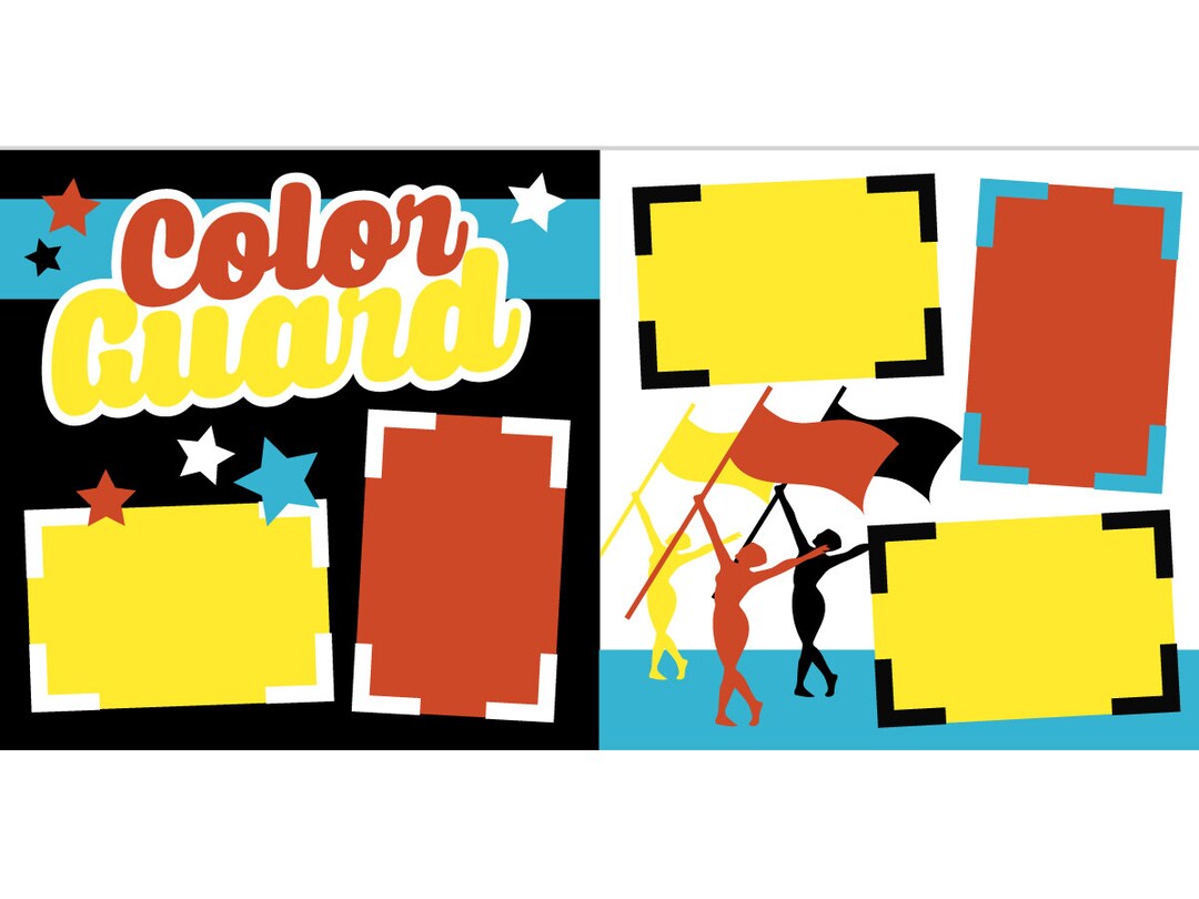 Color Guard Scrapbook Kit 129 - Etsy