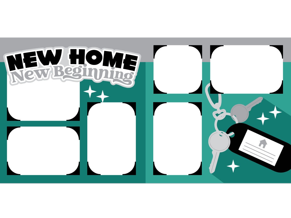 New Home Scrapbook Kit 2425 - Etsy