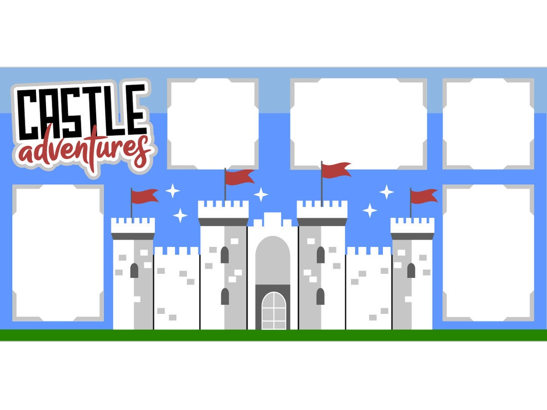 Castle Adventure Scrapbook Kit 1327 - Etsy