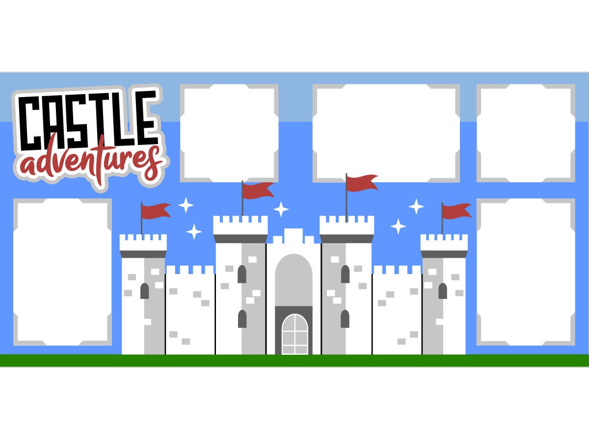 Castle Adventure Scrapbook Kit 1327 - Etsy