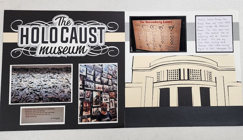 The Holocaust Museum Scrapbook Kit 744 - Etsy