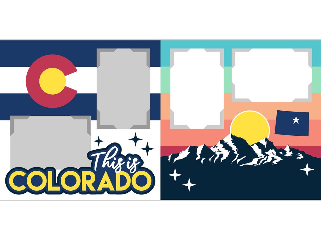 Colorado Scrapbook Kit 3063 - Etsy