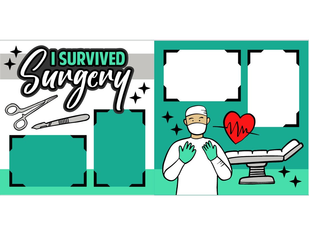 Surgery Scrapbook Kit 1976 - Etsy