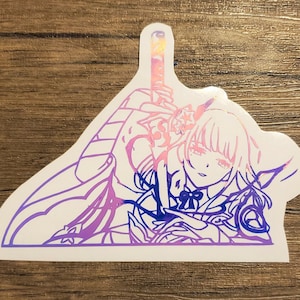 Ei Genshin Impact Decal Holographic Vinyl Pc/mobile Game Sticker - Etsy