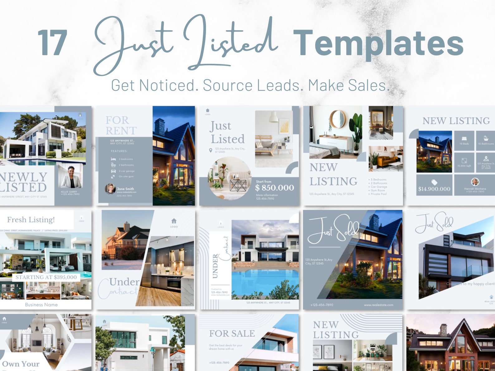Real Estate Instagram, Facebook Posts, Just Listed, Just Sold, Real ...