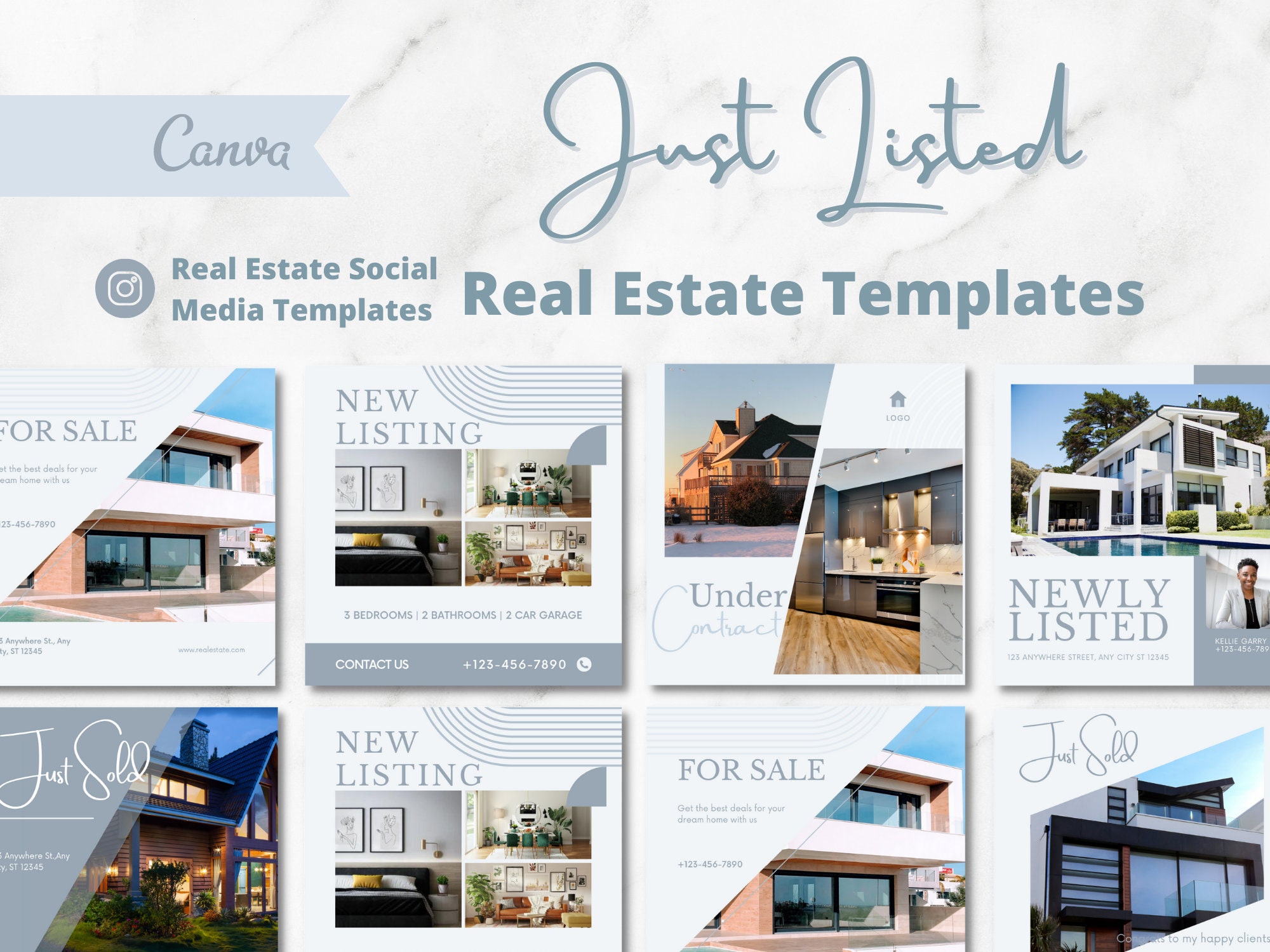 Real Estate Instagram, Facebook Posts, Just Listed, Just Sold, Real ...