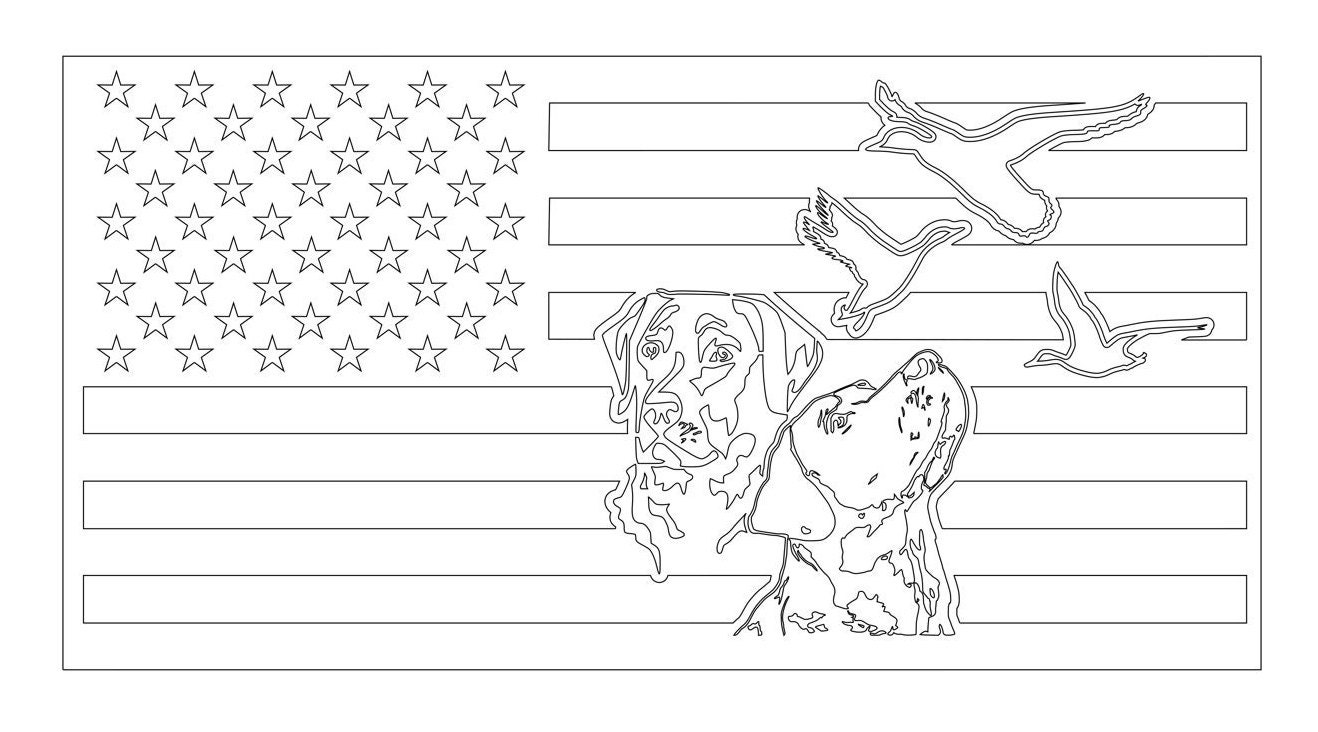 American Flag, Labs, Ducks, Duck Hunting, Duck American Flag, Lab and ...