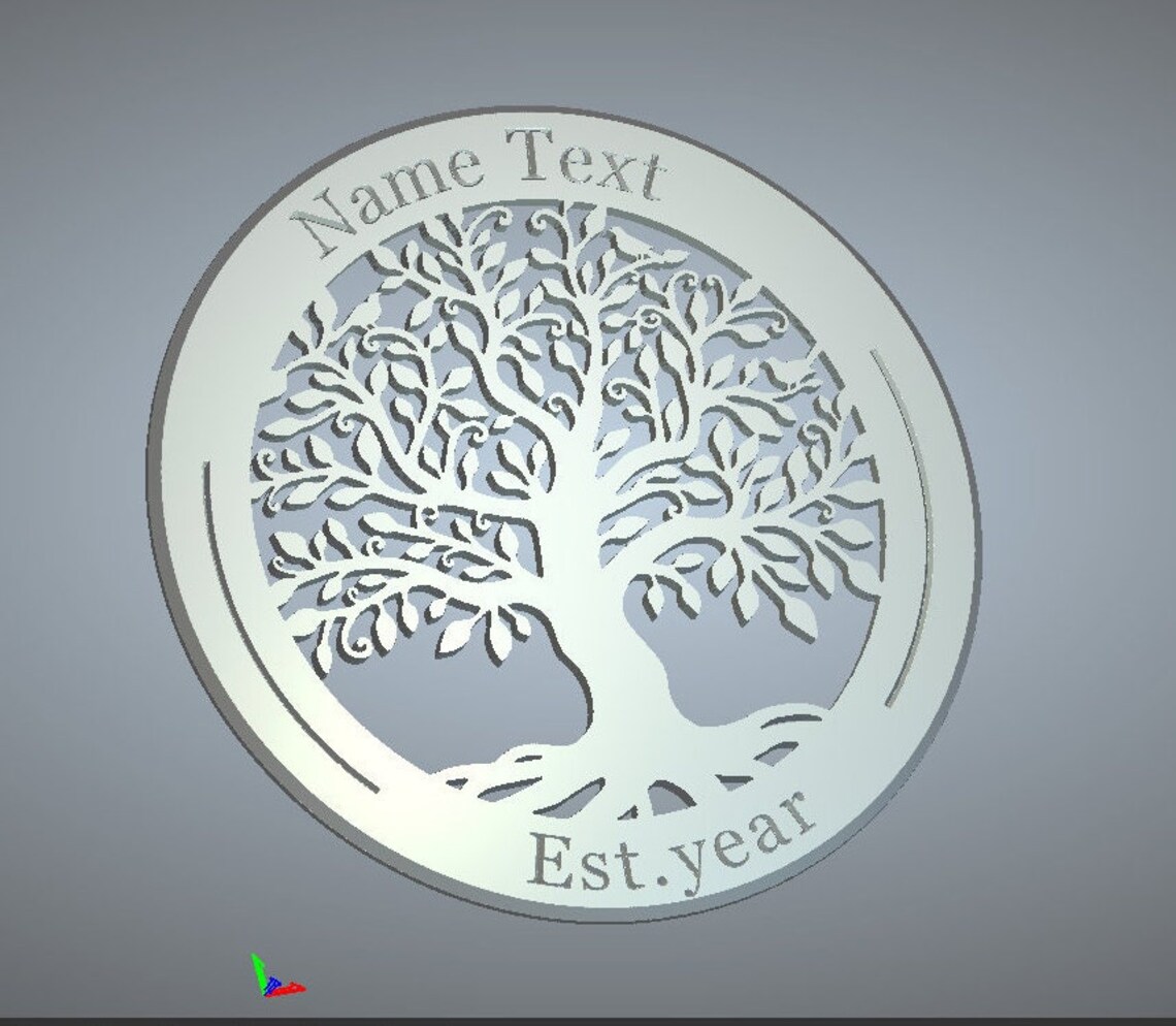 Tree of Life Name Decor, Tree of Life Monogram, Tree of Life Svg, Tree ...