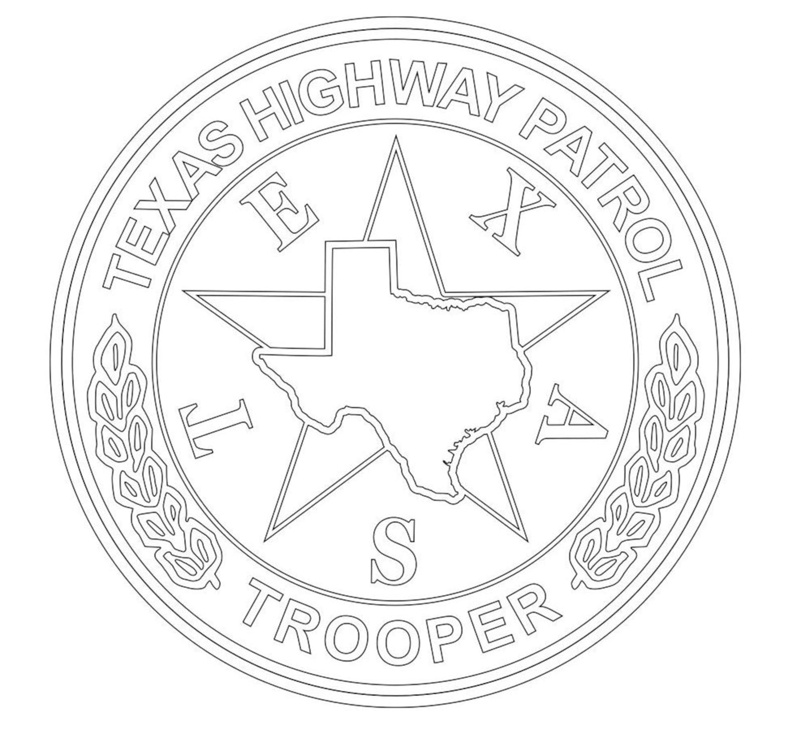 Texas State Trooper Logo, Texas State Trooper Patch, Texas State ...