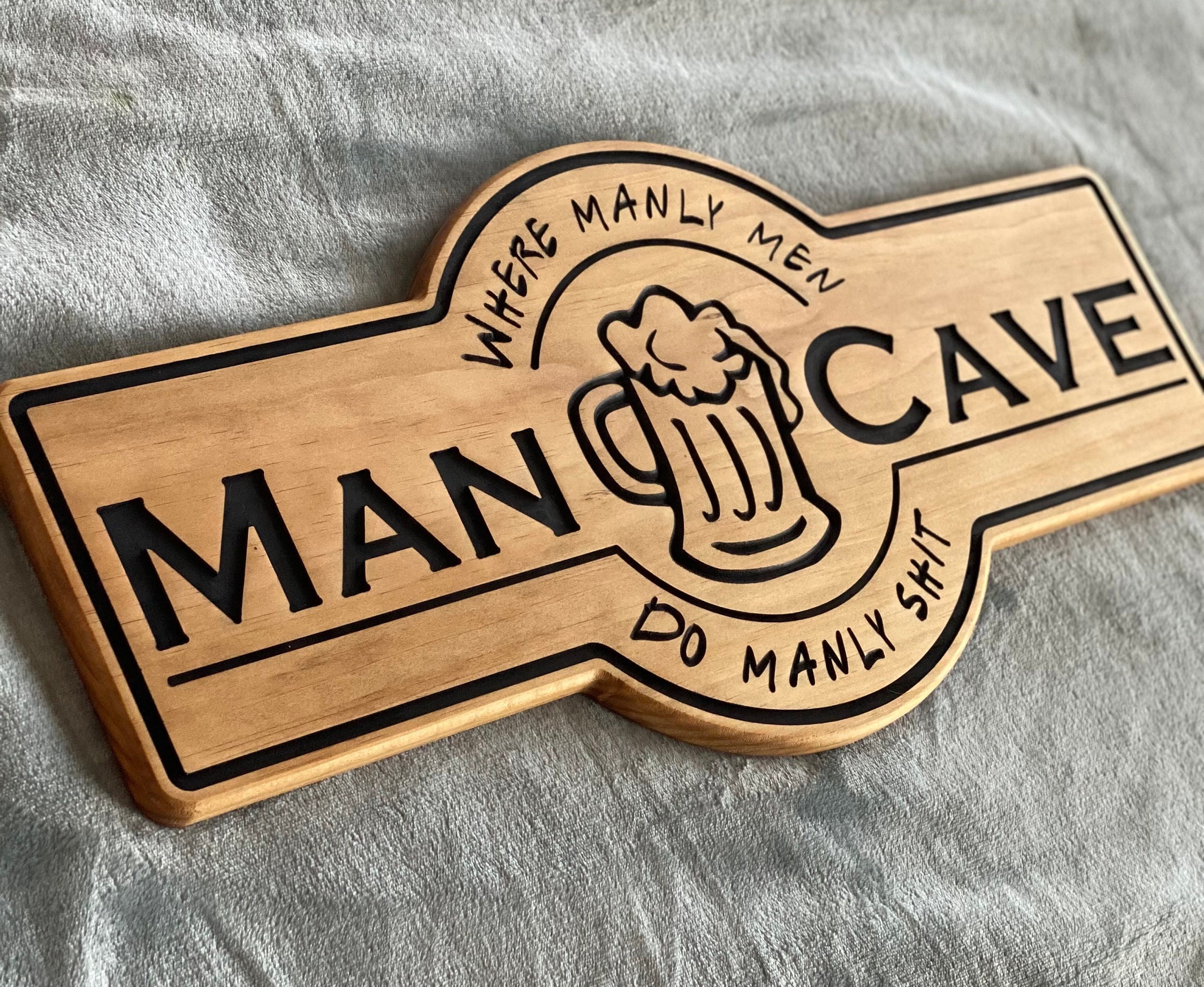 Man Cave Man Cave Sign Man Cave Logo Man Cave Decor Man - Etsy