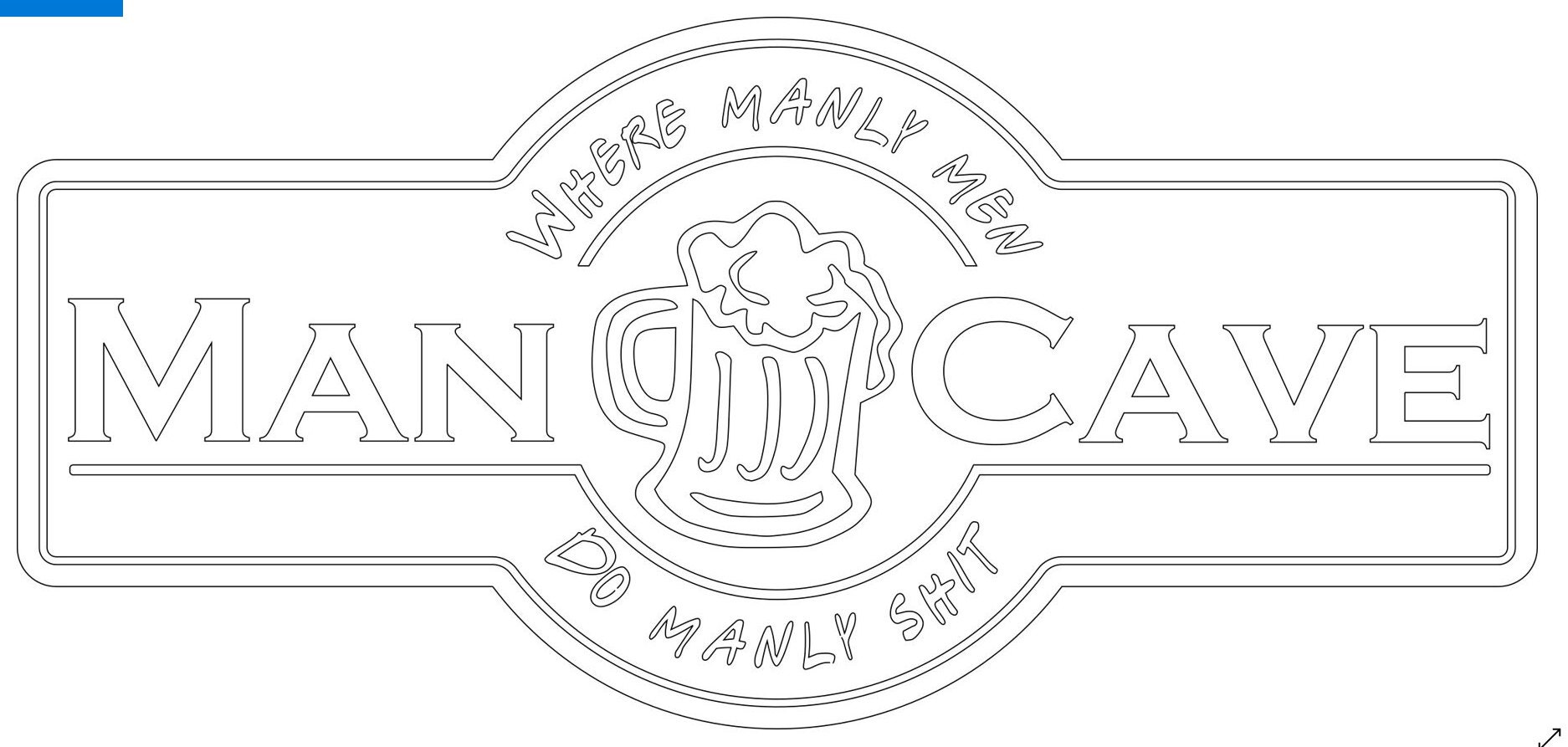 Man Cave Man Cave Sign Man Cave Logo Man Cave Decor Man - Etsy