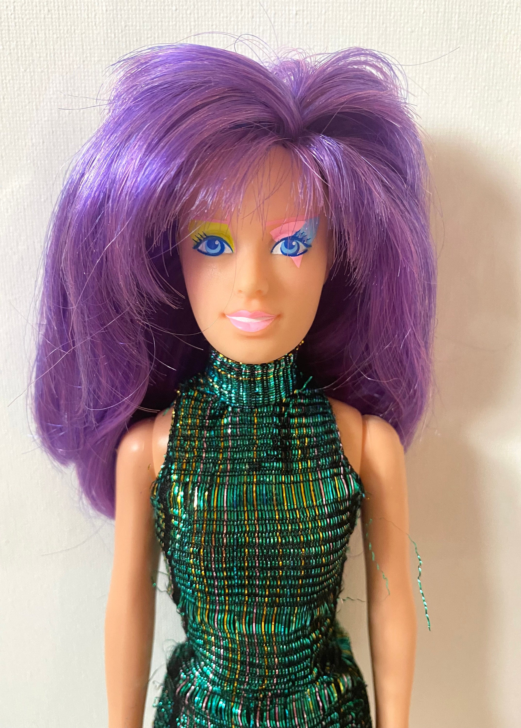 Vintage 1986 Hasbro Jem and the Holograms Clash Misfits Doll and ...