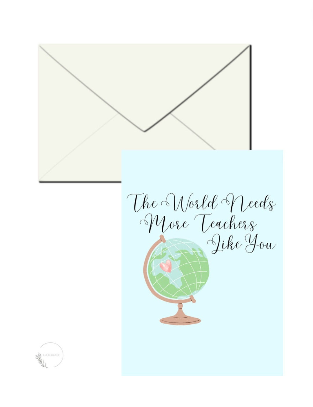 World’s Best Teacher Card (10x7) - Etsy