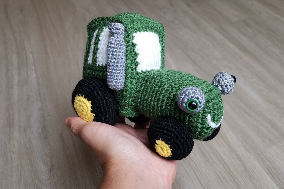 Crochet Tractor for Kids Gift Tractor Crochet Tractor Plush - Etsy