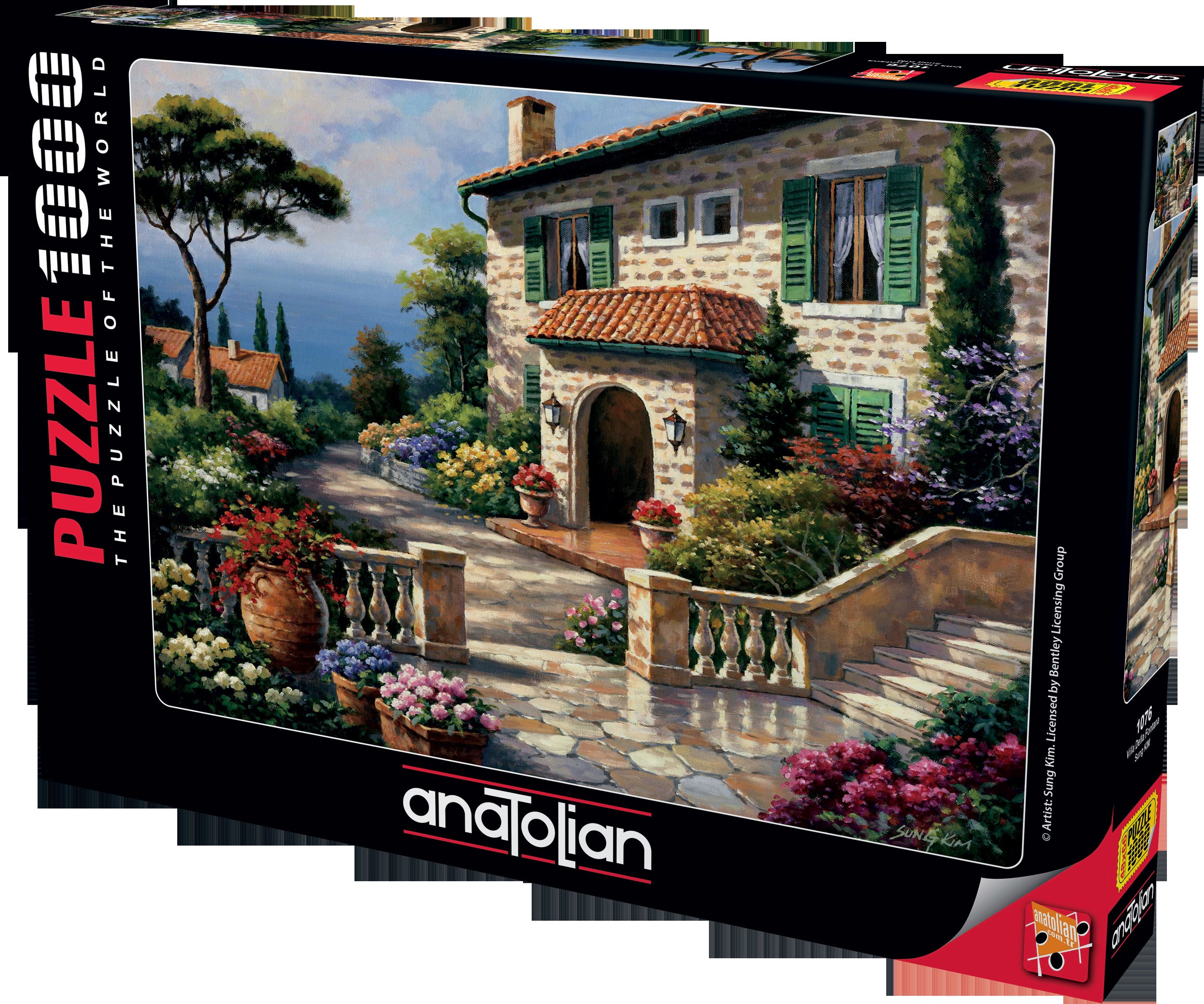 Anatolian Puzzle Villa Delle Fontana , 1000 Piece Jigsaw Puzzle, 1076 ...