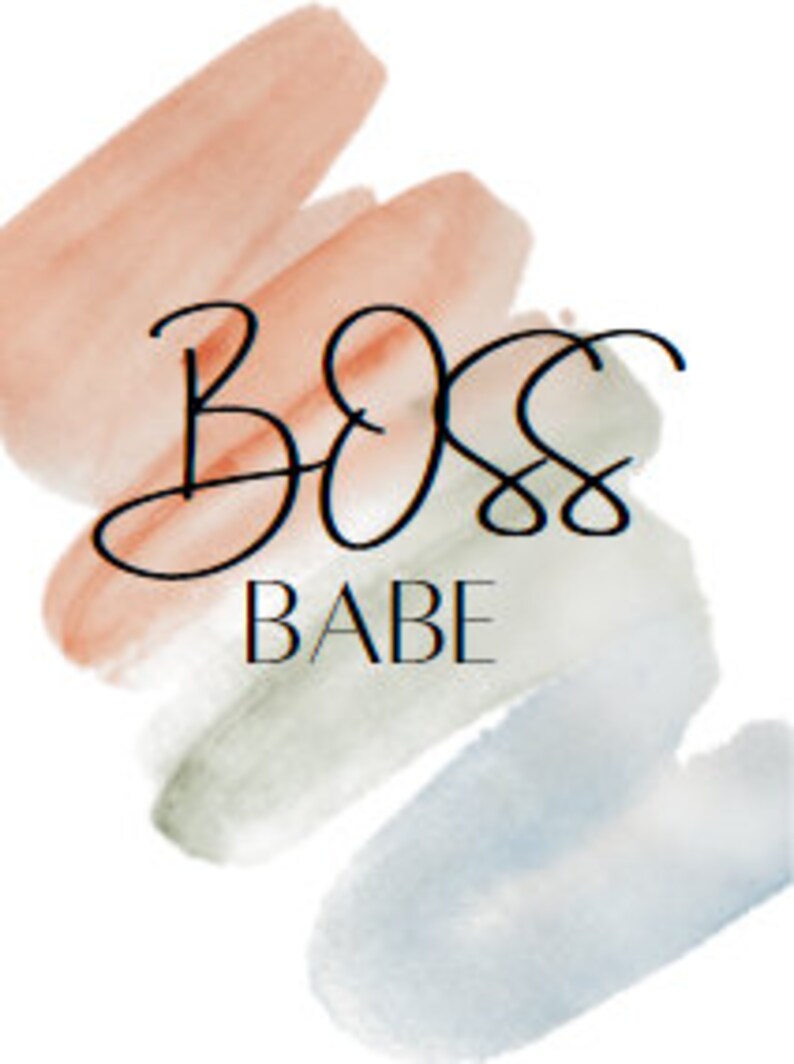 Boss Babe Poster - Etsy