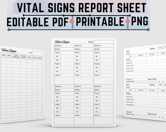 Nurse Note Pads Vital Signs Note Pads CNA Vital Signs Post It Notes ...