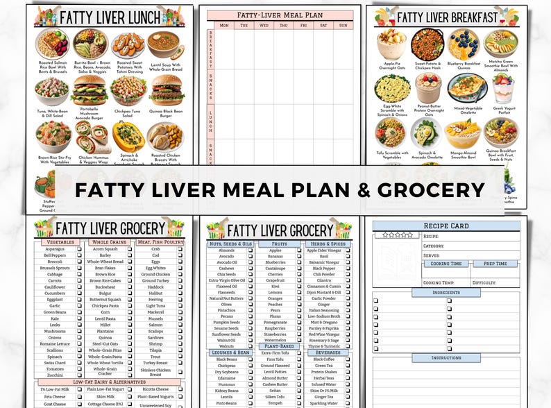 Fatty Liver Meal Plan, Fatty Liver Meal Ideas, Fatty Liver Diet Food ...
