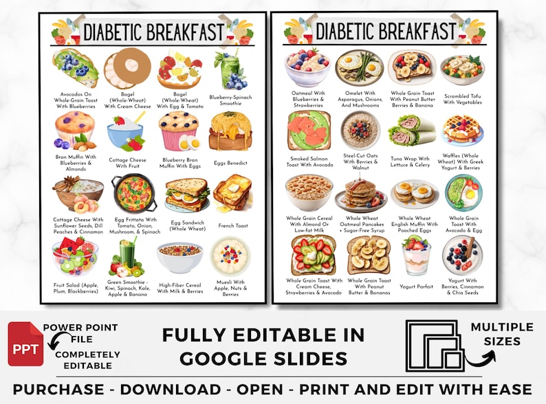 Diabetic Breakfast Ideas, Diabetes Friendly Breakfast, Diabetes Meal ...