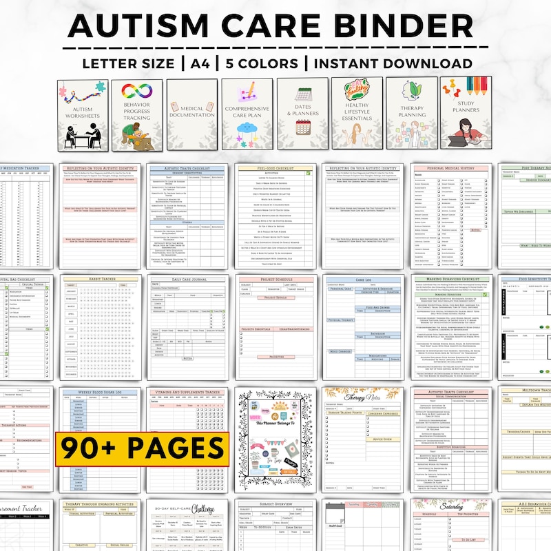 Autism Budget Planner - Etsy