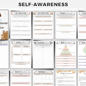 Self Care Planner, Self Care Checklist, Self-love Journal, Mindfulness ...