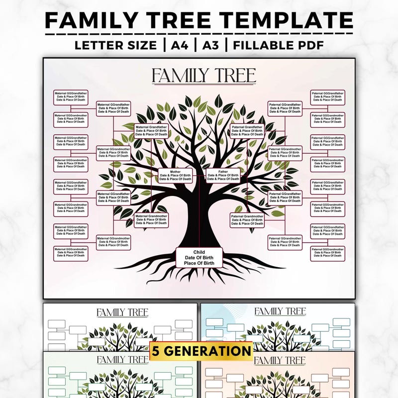 Paper Tree Maps - Etsy