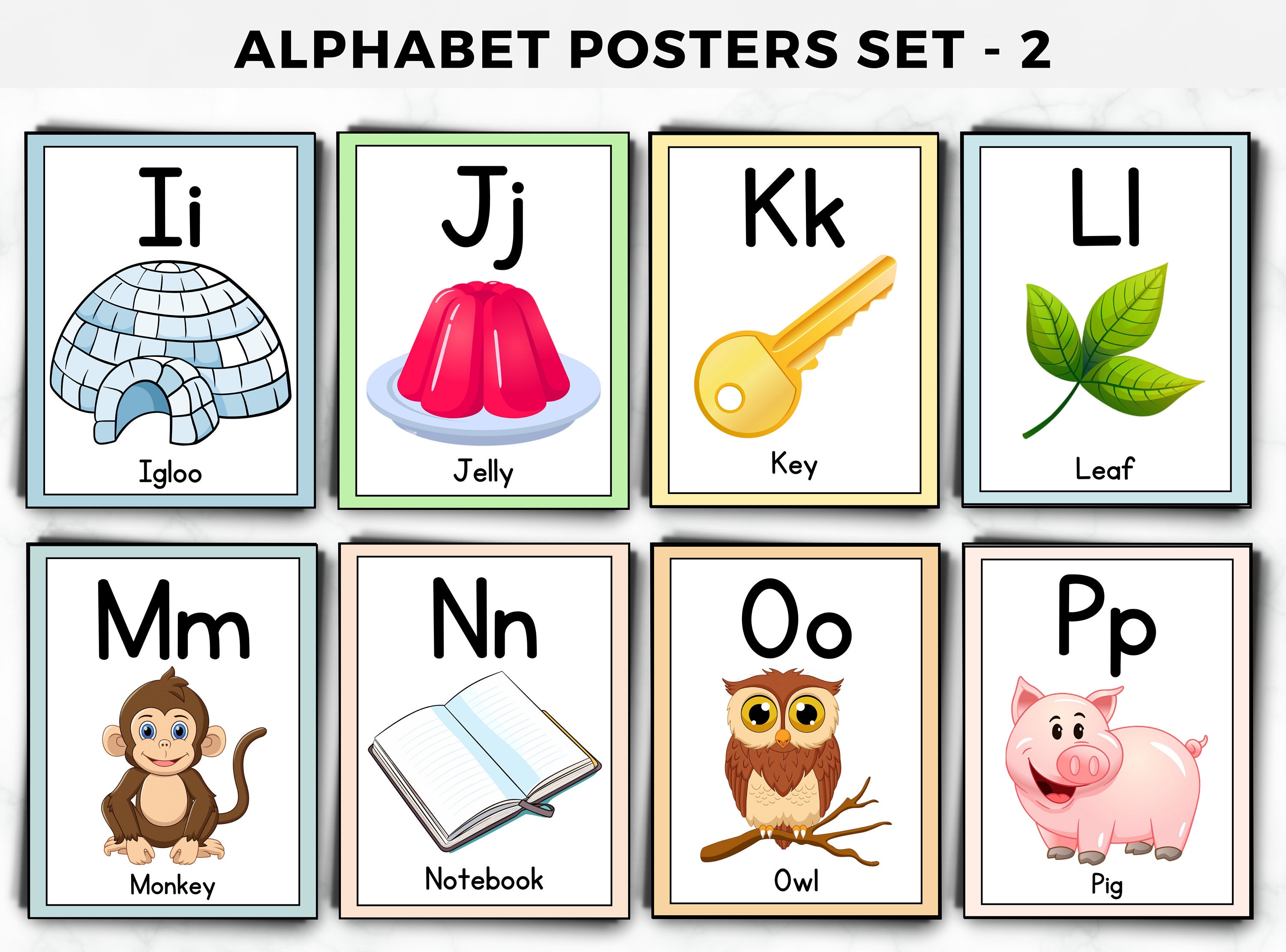 Alphabet Posters Classroom, ABC Poster Pack, Class Posters, Education ...