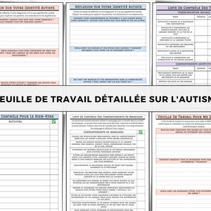 Autism Care Binder in French, Autism Planner Printable, Special Needs ...