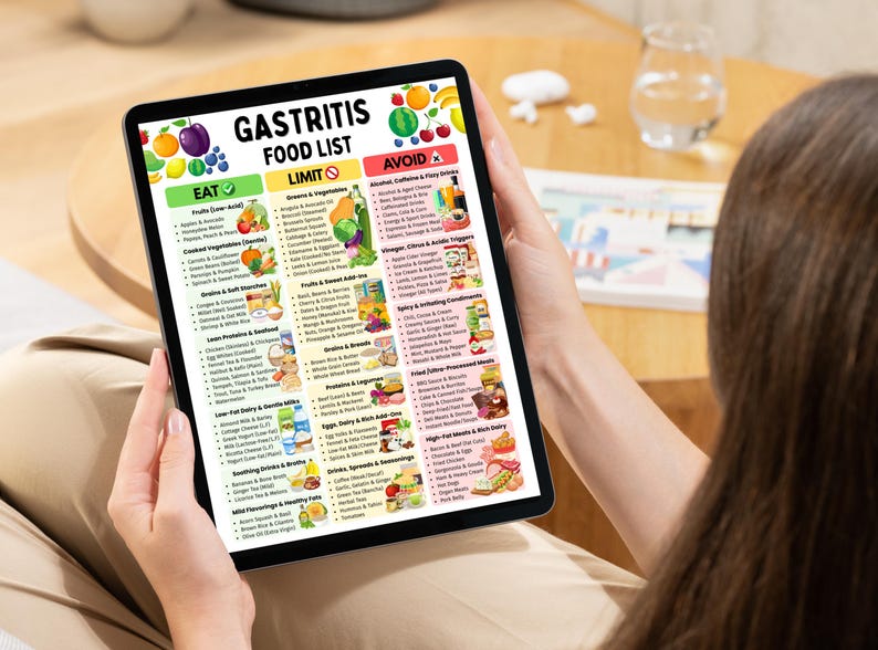 Gastritis Food List, Gastritis Diet Chart, Stomach Friendly Low Acid ...