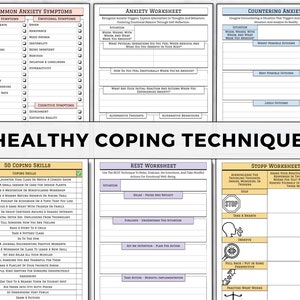 Depression Mental Health Journal, Depression Workbook, CBT Worksheets ...