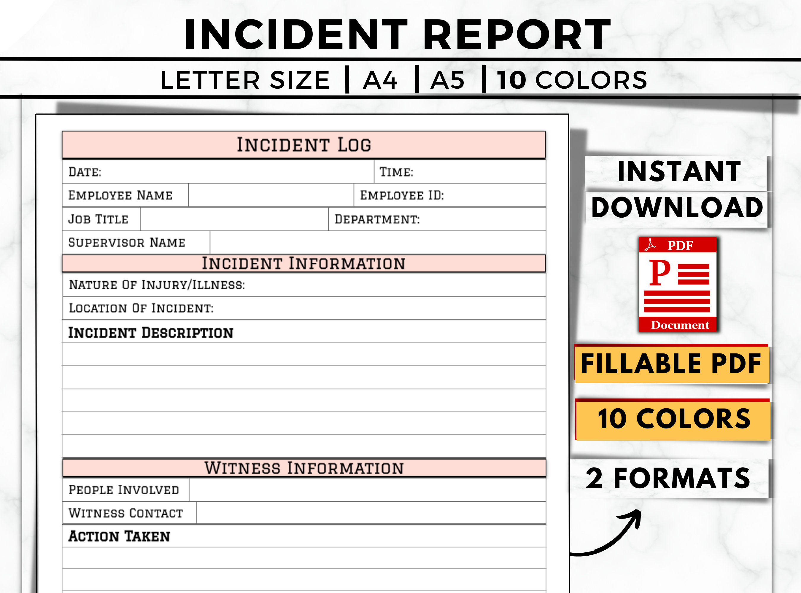 Sample Employee Incident Report Letter Sample Employee Incident Report Letter