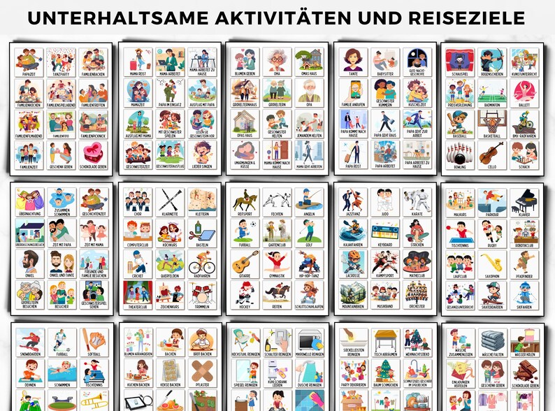 Daily Routine Cards, Visual Schedule, Routine Chart for Kids, Morning ...