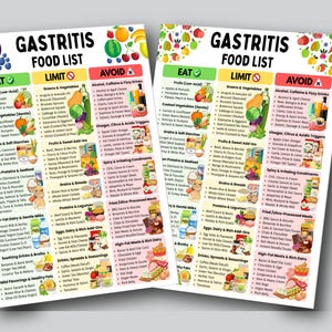 Gastritis Food List, Gastritis Diet Chart, Stomach Friendly Low Acid ...