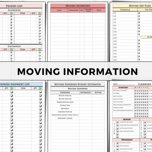 PCS Binder Printable, PCS Checklist, Military Move Planner, Military ...