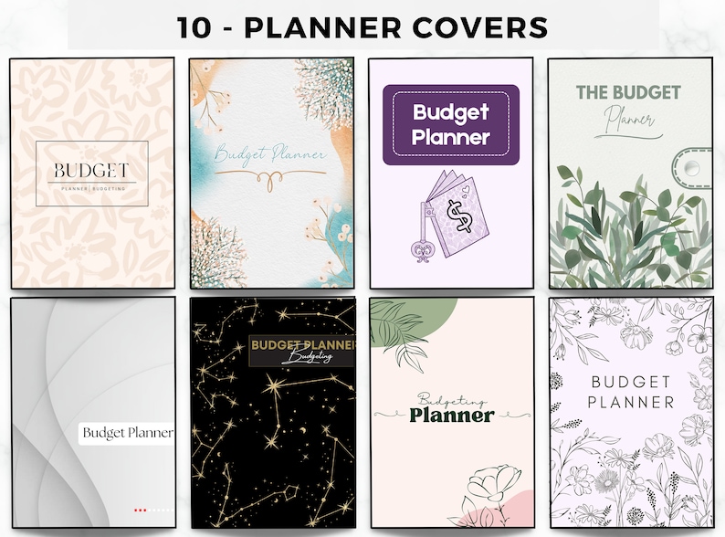 Budget Finance Planner Bundle, Finance Tracker, Money Saving Challenge ...