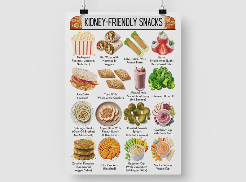 Kidney Disease Meal Plan: 128+ Renal Diet Meal Ideas & Food List ...