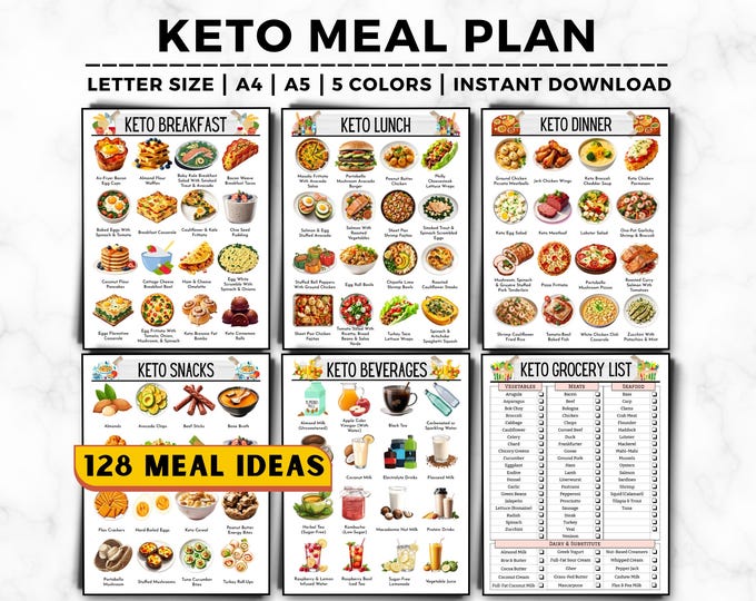 Clean Keto Meal Plan PDF | 7-day Diet Plan Recipes | Keto Cycle Clean ...