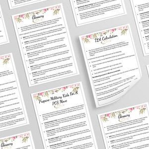 Military PCS Move Planner, Checklist, Relocation Binder (printable) - Etsy