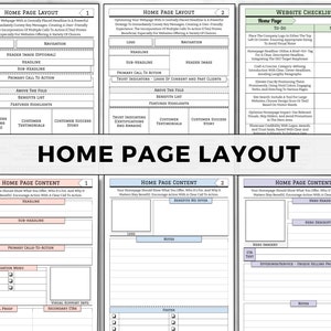 Website Planner, New Website Launch , Website Planner Workbook, Web ...
