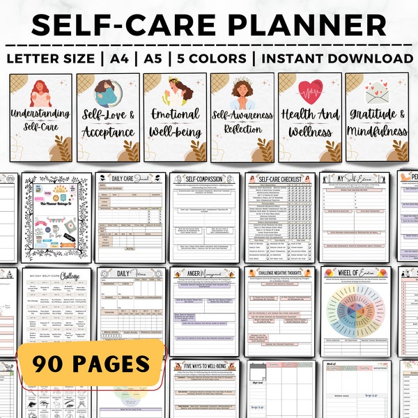 Self Care Book Bundle - Etsy UK