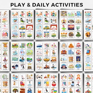 Daily Routine Cards, Visual Schedule, Routine Chart for Kids, Morning ...