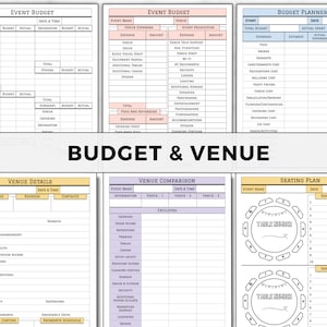 Party Planner, Event Planner, Party Checklist, Party Budget, Wedding ...