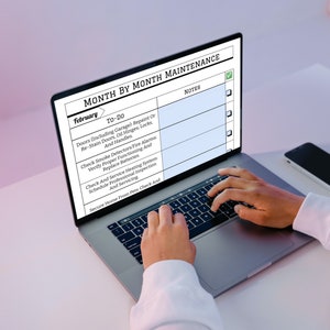 Home Maintenance Planner, Home Improvement Planner, Fillable Home ...