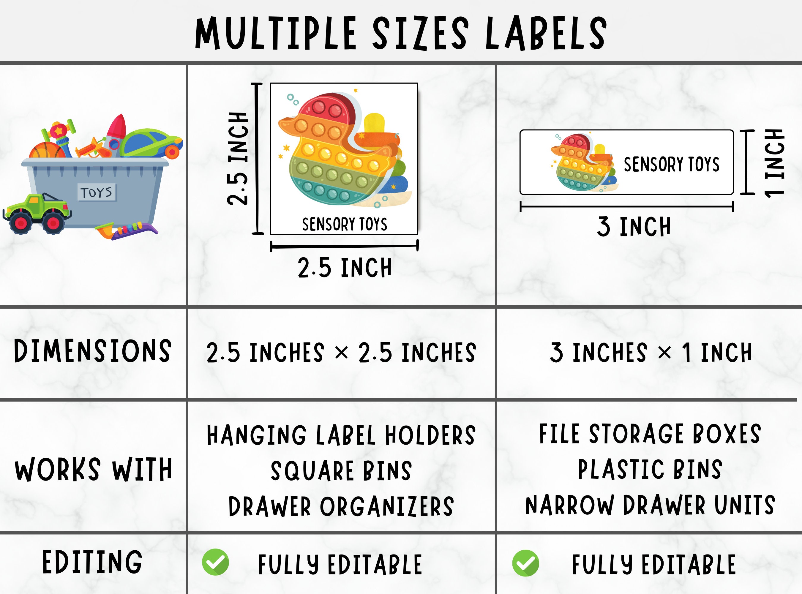 Toy Bin Labels, Toy Bin Labels Editable, Playroom Labels, Trofast ...