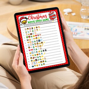 Christmas Movie Emoji Game, Emoji Pictionary Christmas Movies ...
