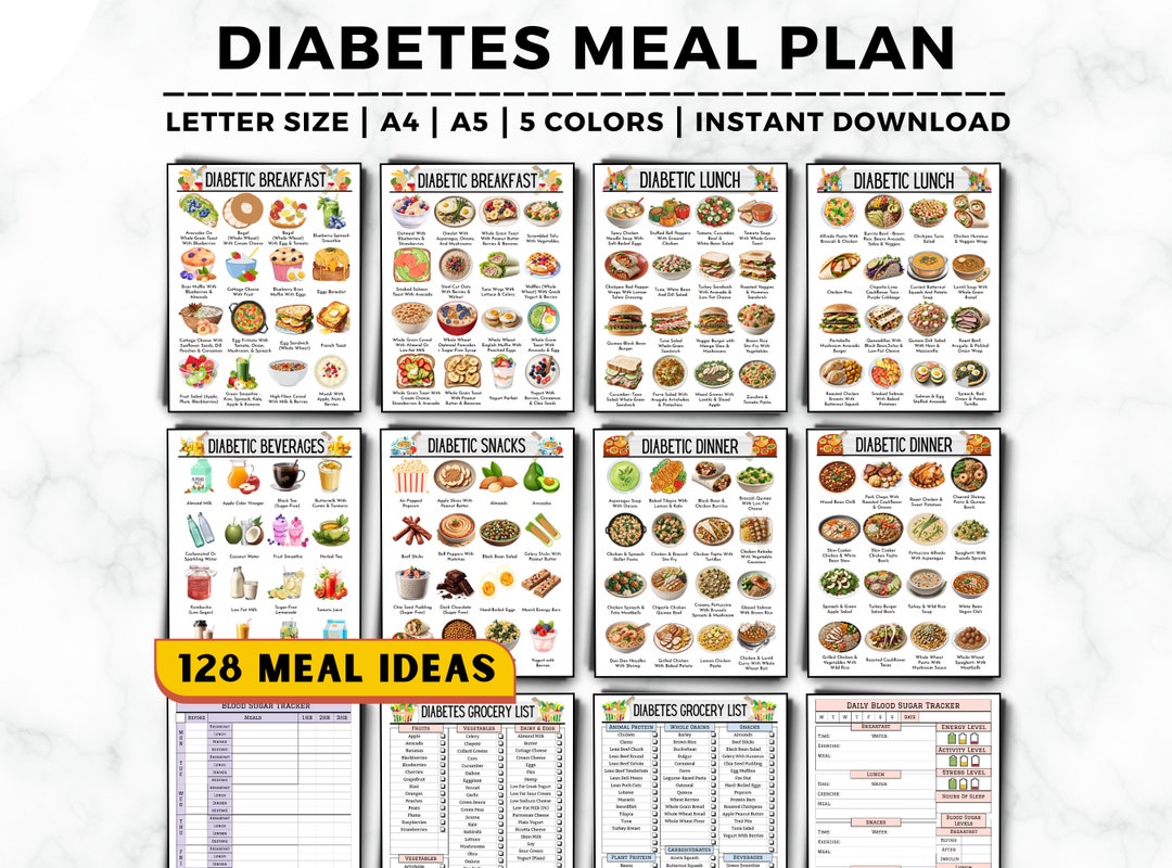 Diabetes Meal Plan, Diabetic Food Chart, Diabetic Meal Plan, Diabetes ...