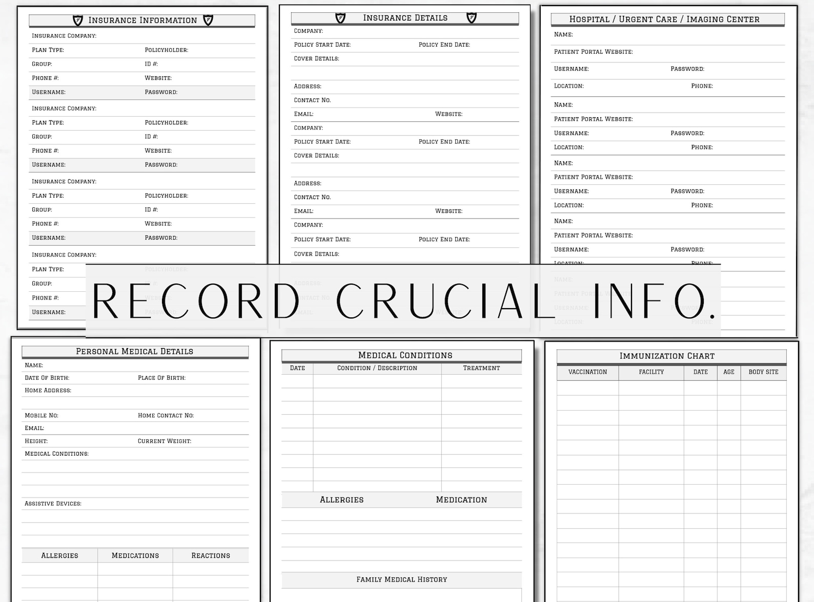 Chemotherapy Journal Printable, Cancer Treatment Planner (PDF) - Etsy
