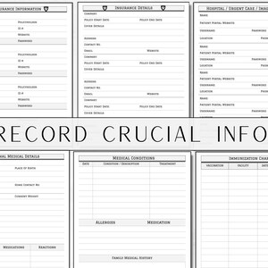 Cancer Care Forms, Chemotherapy Journal Printable, Cancer Patient ...